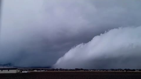 US: Time-Lapse Of Snow Squall Approaching Grantsville, Utah - Spectee