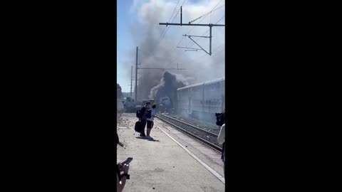 US: Caltrain Collides With Vehicle, Fire Erupts On Tracks In San Bruno ...