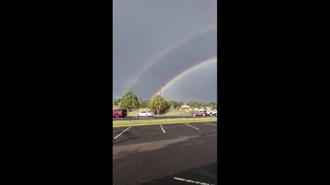 US: Double Rainbow Appears Over Thornton, Colorado - Spectee