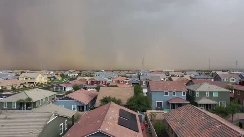 US: Drone Footage Of Massive Haboob In Phoenix Metropolitan Area - Spectee